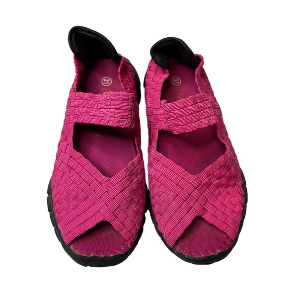 bernie mev. | Shoes | Bernie Mev Pink Open Toe Mary Jane Size 3 13 ...